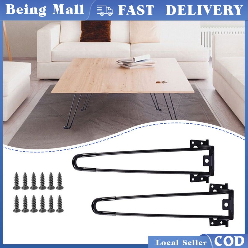 4Pcs Foldable Table Leg 32CM Portable Mental Leg Replacement Home ...