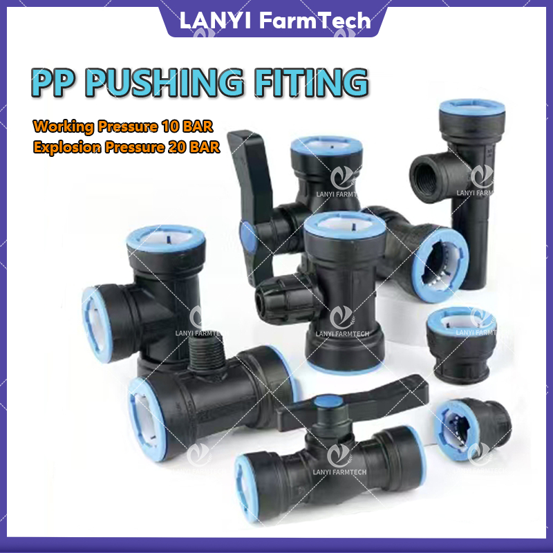 Water pipe quick connector PP PUSH fittings, PPR/PVC/PE pipe quick connector | Shopee Malaysia