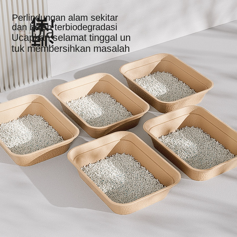 Disposable Cat Litter Box Degradable Portable Temporary Cat Toilet Car ...