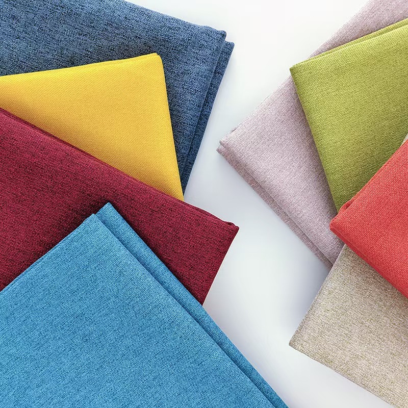[1 meter price] Composite linen and thick linen fabric used for sewing ...