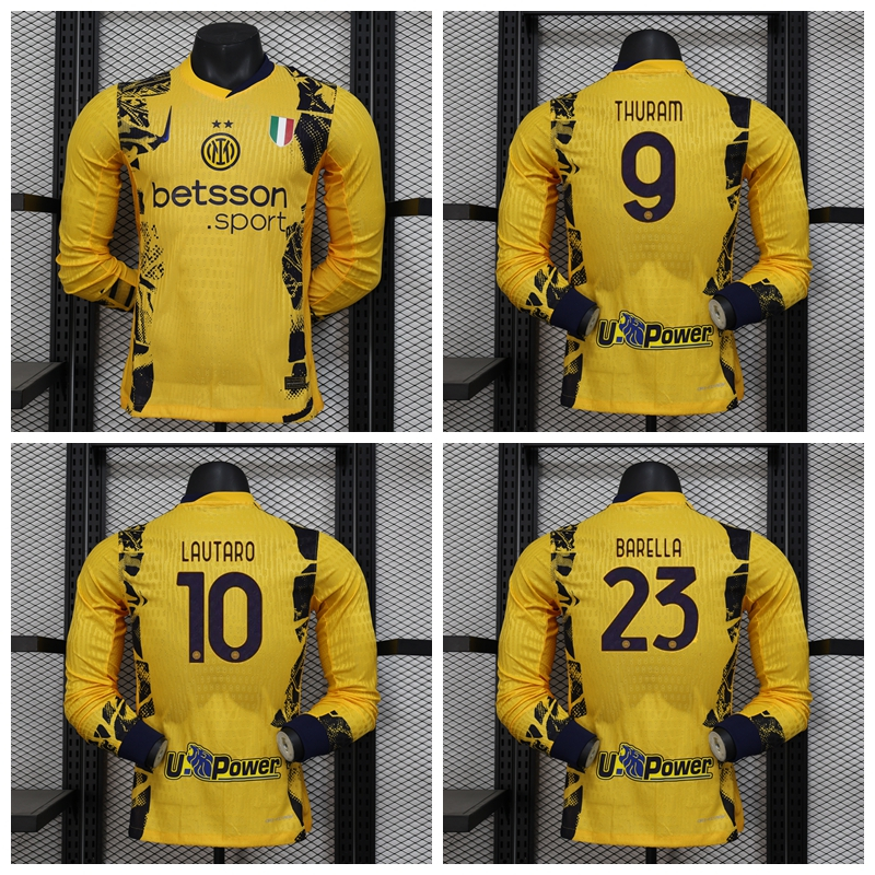 2024-25 Season Inter Milan Second Away Long Sleeve Player Version ...