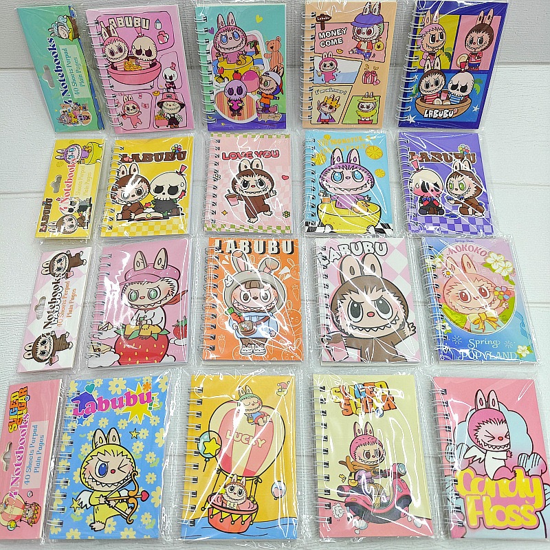 labubu Notebook A7 Kids Student notepad labubu Cute Mini Notebook A7 ...