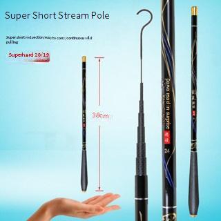 Shrimp Rod Carbon Fishing Rod Short-Section Hand Rod 28-Adjustment ...