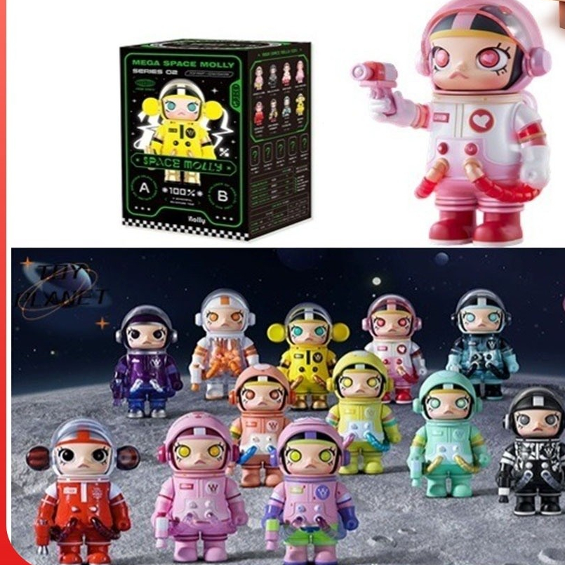 Pop Mart PopMart mega space Molly random box 100% series 02-b Coca-Cola ...