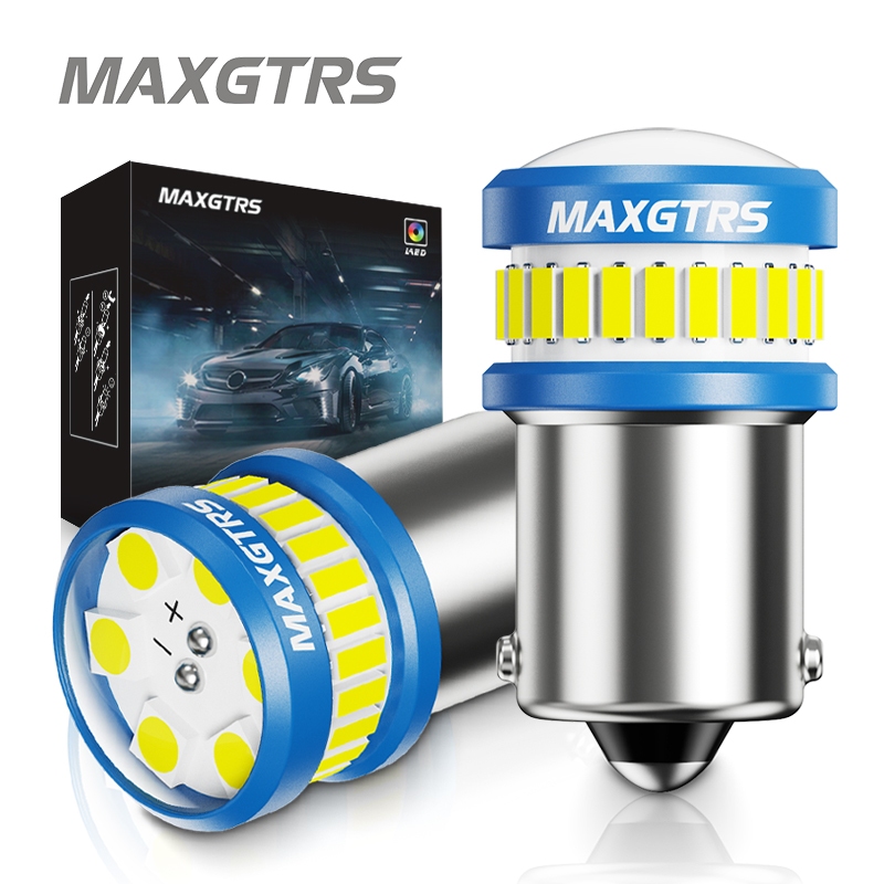 MAXGTRS 2x BA15S P21W 1156 7440 W21W 3156 3157 P27/7W BAU15S LED Bulbs ...