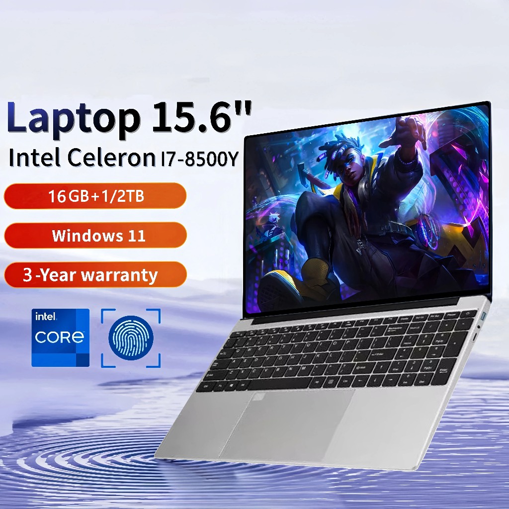 Portable i7 Laptop Computer PC Gamer Windows 11 Intel Core i7 8500Y 15. ...