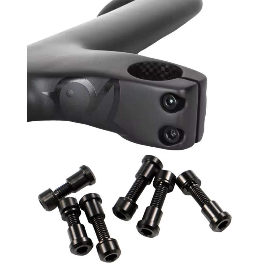 Chooee Titanium Bicycle Carbon Stem Bolts and Nuts, MTB Road Bike Stem ...