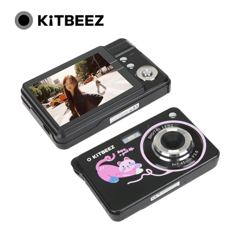 KiTBEEZ KC-1 CCD Retro Camera 48MP 16X Digital Zoom 2.7inch Anti-shake ...