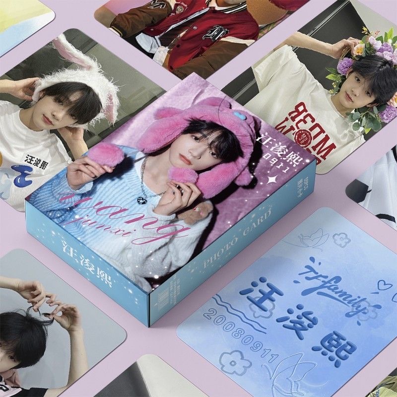 50-55pcs TF Family 4th generation Chen YiHen Hologram Laser Lomo Cards ...