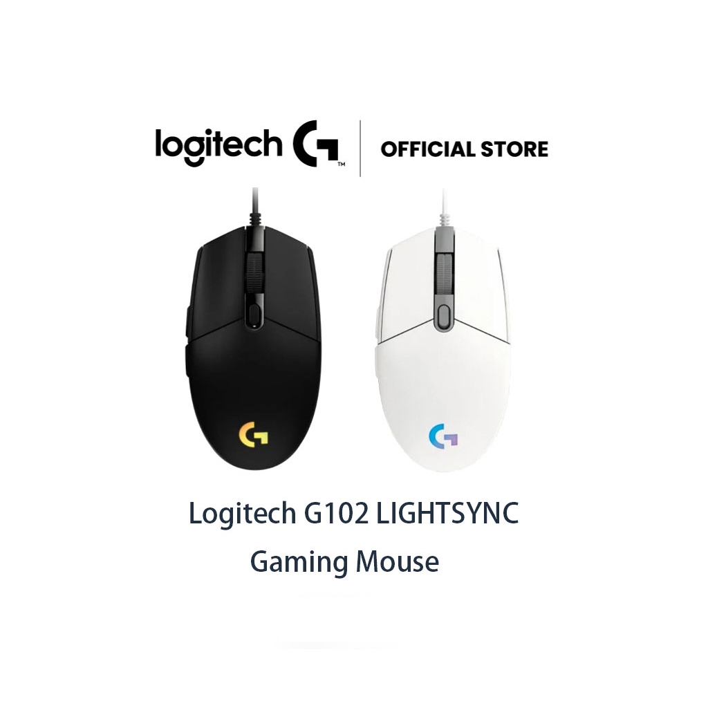 Logitech mouse Logitech g102 gaming mouse wired mouse, 6 Programmable Buttons, Gaming Grade ...
