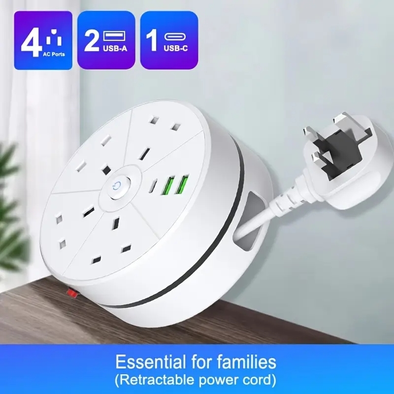 SweetHome British Standard New Multifunctional Power Board/Power Socket ...