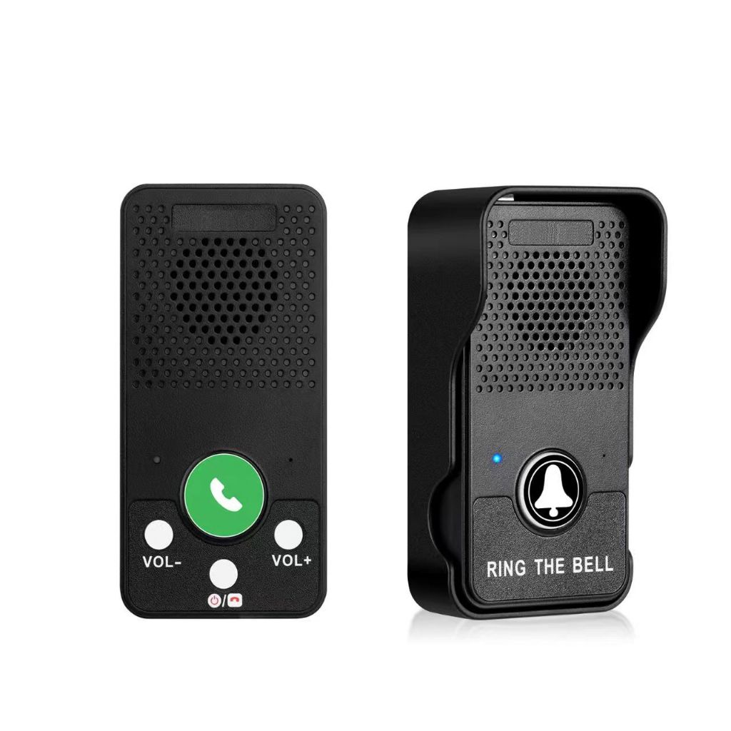SANZUCO Full Duplex Intercom Wireless Doorbell, Distance Over 1000ft ...