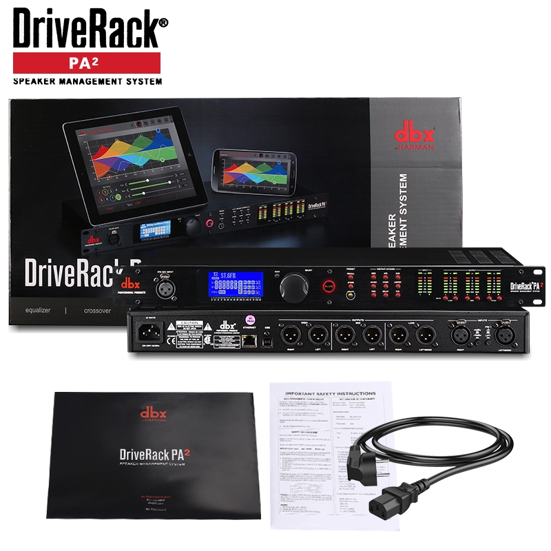 Dbx Driverack 480/260/360 PA2 Professional Four-Input Eight-Output Multi-Function Digital Audio ...