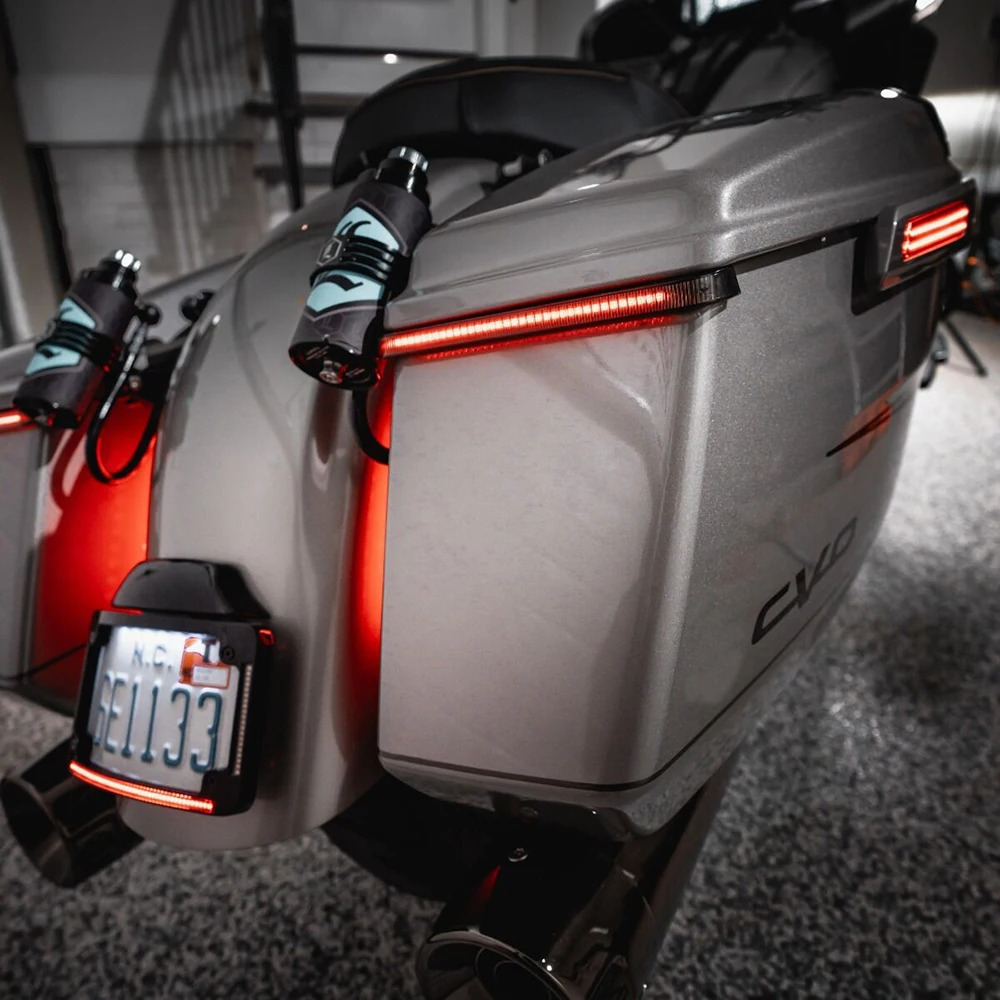 Motorcycle Tracer Rear Saddlebag LED Indicator Run Turn Brake Lights ...