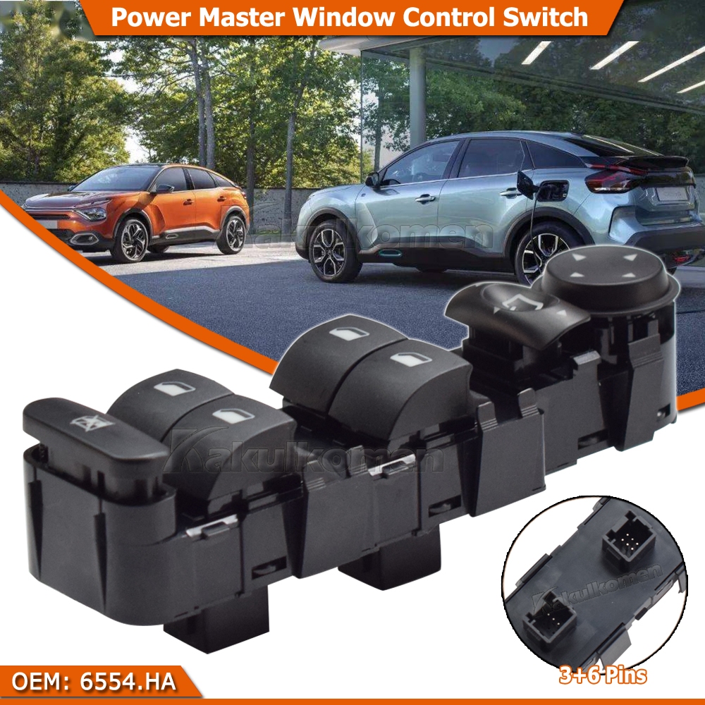 6554.Ha 6554HA 6554 HA Electric Car Window Main Lift Control Switch PU ...