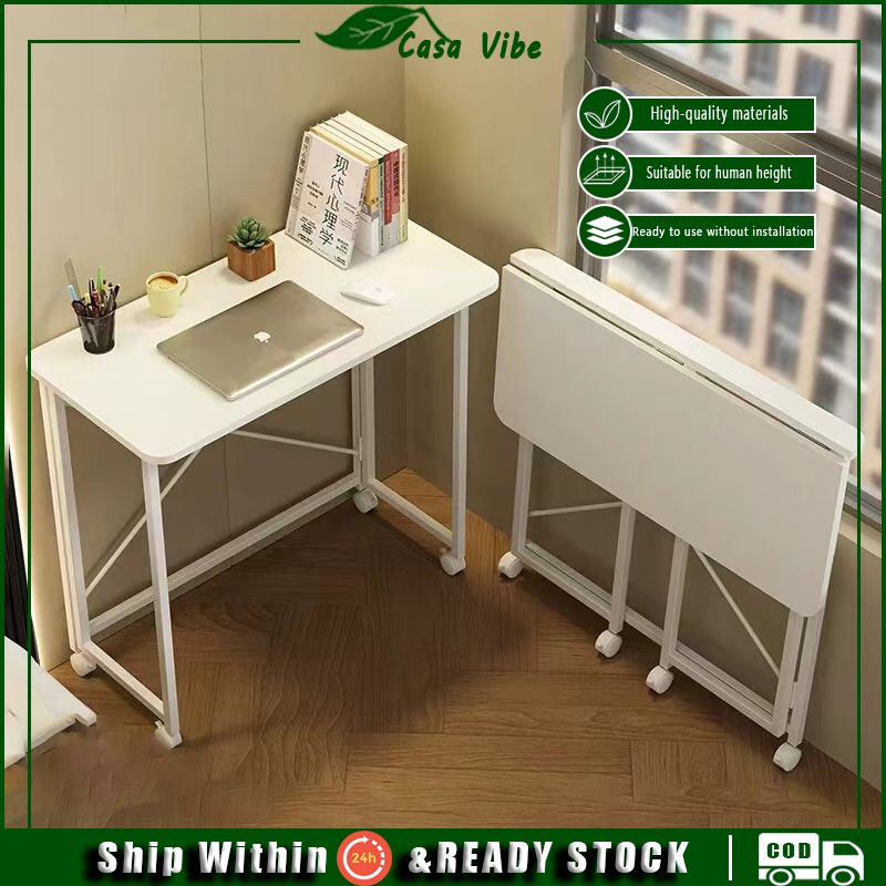 Foldable Table Meja Lipat Computer Table Meja Komputer Study Table Meja ...