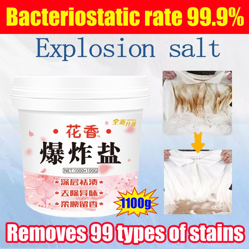 [ In stocks ] Explosive Salt 200g/1100g Stain Remover For Clothes ...