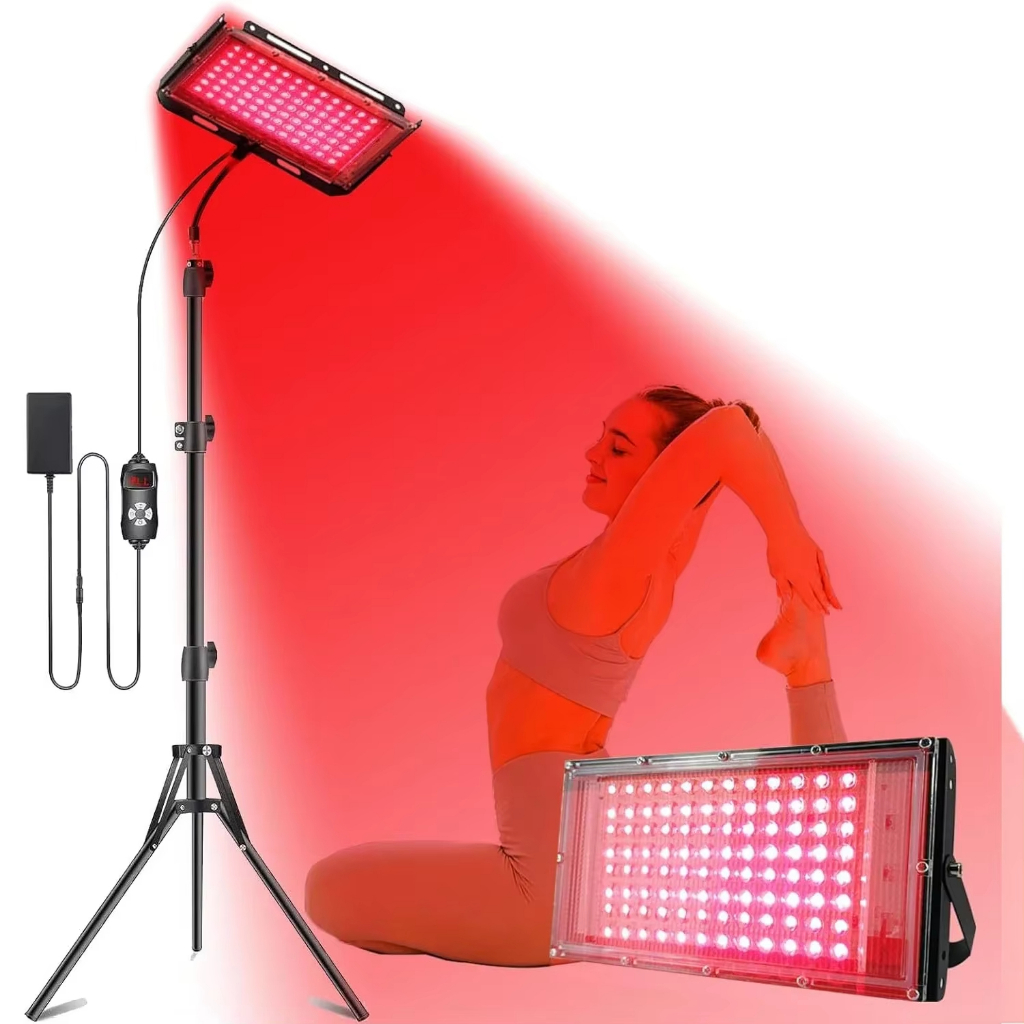 100W Red Light Therapy Lamp Infrared Light Therapy with Stand 660nm ...