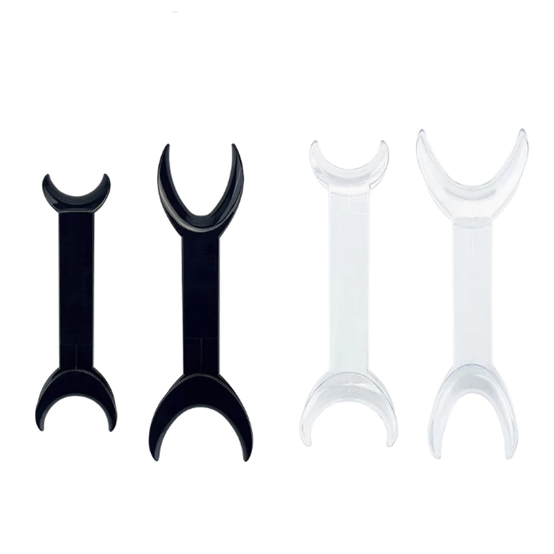 Dental Intraoral Cheek Lip Retractor Double-headed T-shape Opener Black ...