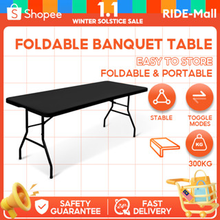 6ft Folding Table Event Catering Hall Buffet Heavy Duty Exhibition ...