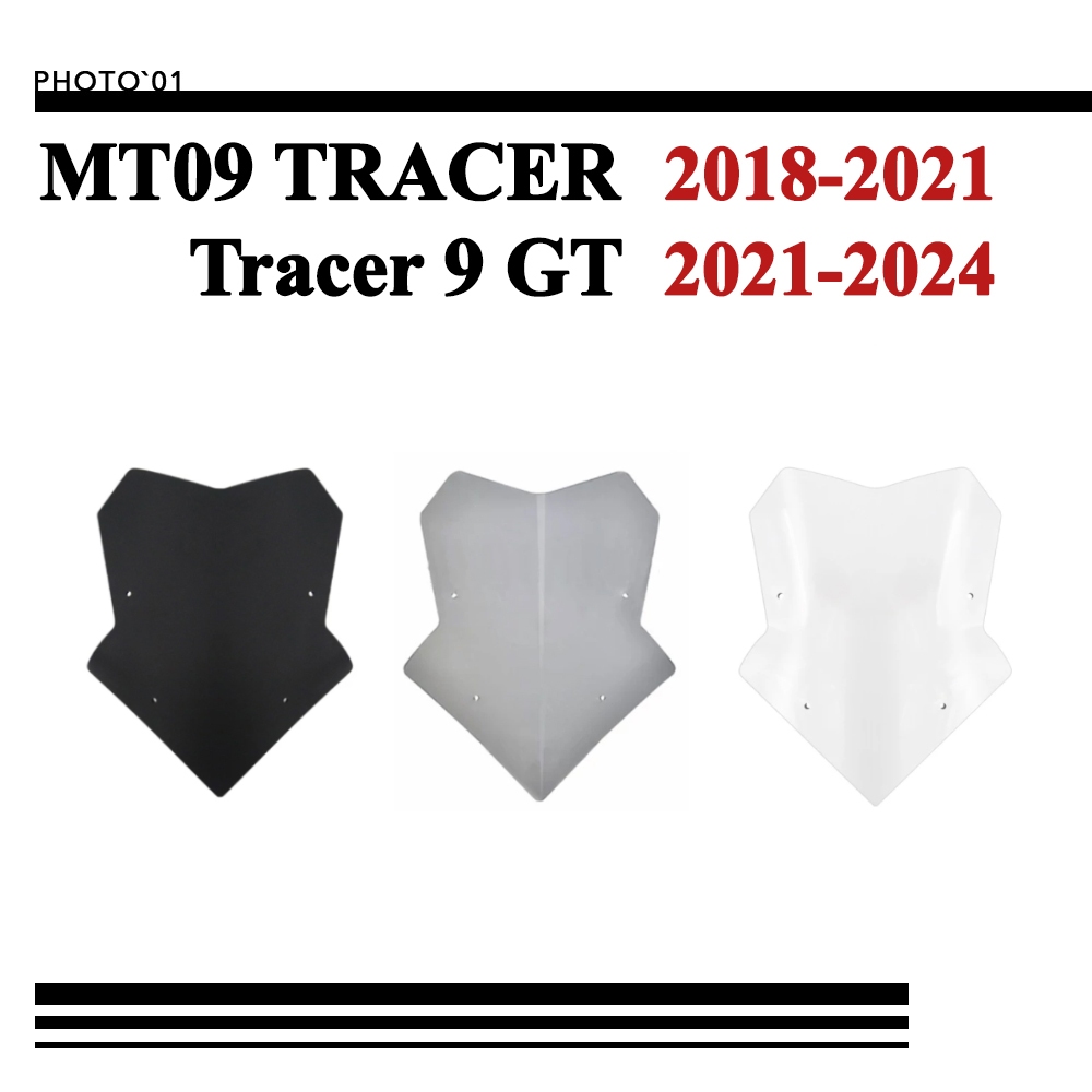 PSLER For Yamaha Tracer 9 GT Tracer9 Windshield Visor Windscreen Wind ...