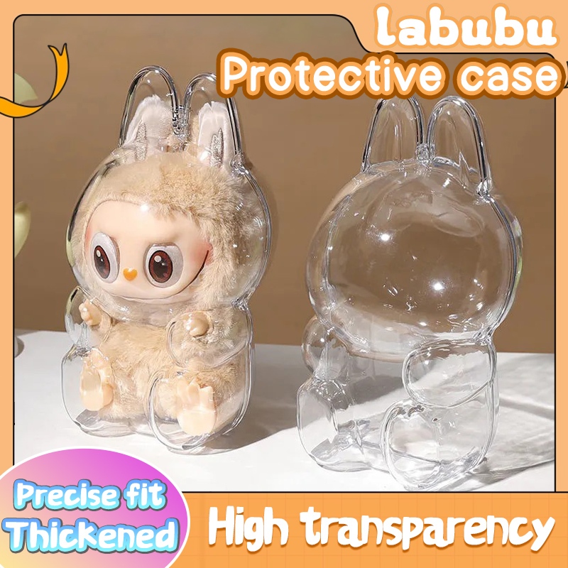 Acrylic Protective Case for LABUBU The Monsters Standing&Sitting Clear ...