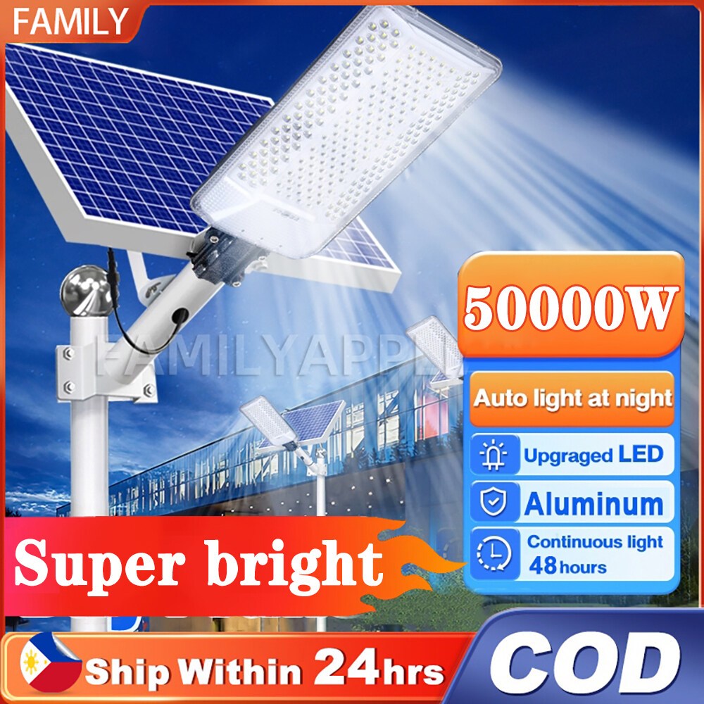 Solar Outdoor Light Waterproof 50000W Solar Street Light Human Body ...