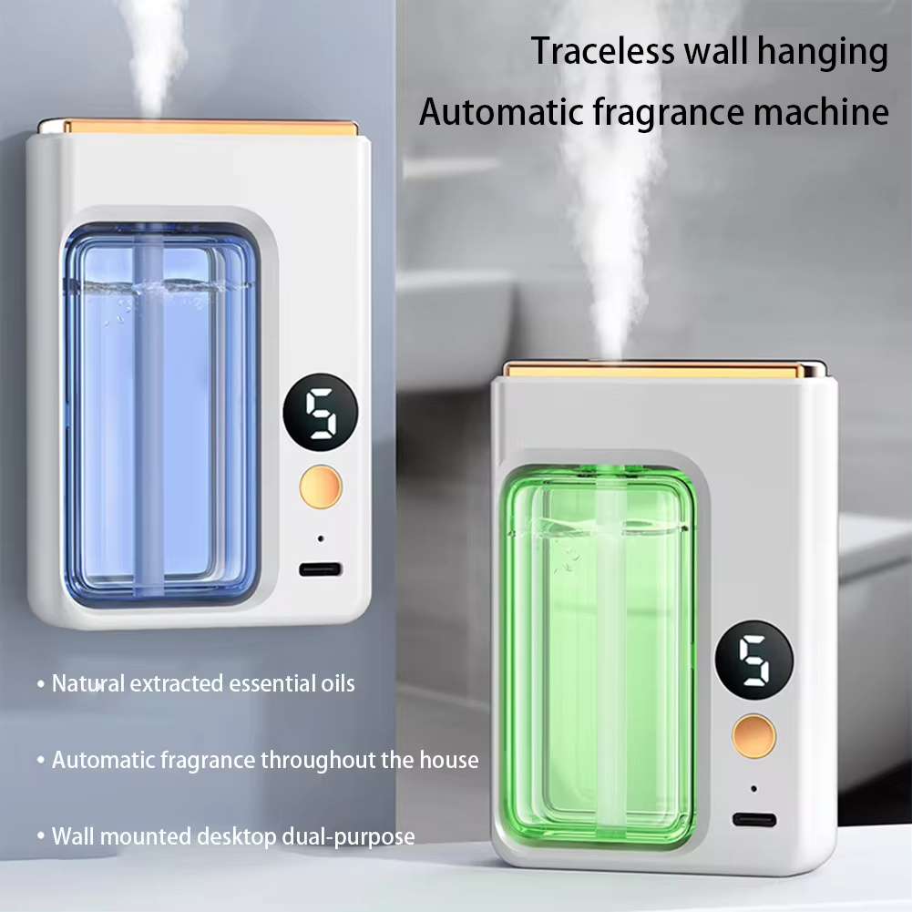 Smart Aromatherapy Machine Automatic Aroma Diffuser Digital Display 5 ...