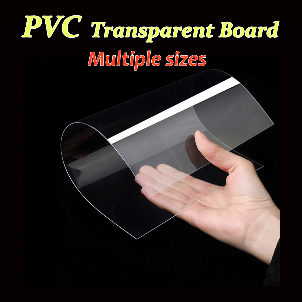 High Transparent PVC Board Plastic Sheet 0.3mm~3mm Thick Plastic Sheet Soft Thin Film Flake ...