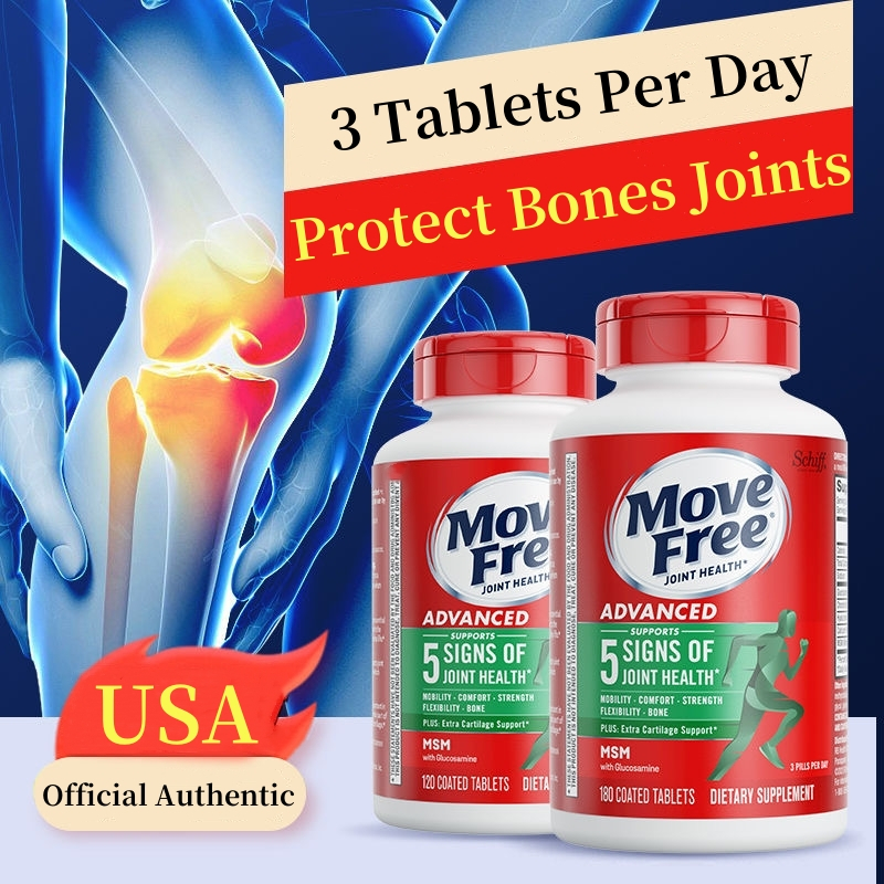 Schiff Move Free MSM Glucosamine Joint Health Supplement Ultra Triple Action Glucosamine 1500mg ...