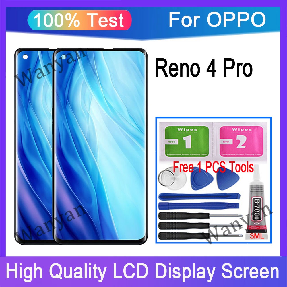 Original AMOLED OPPO Reno 4 Pro 4G Reno 4 Pro 5G LCD Display Touch ...