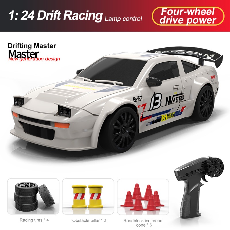 4WD RC Drift Car Racing AE86 GTR Sport Car 2.4G Remote Control ...