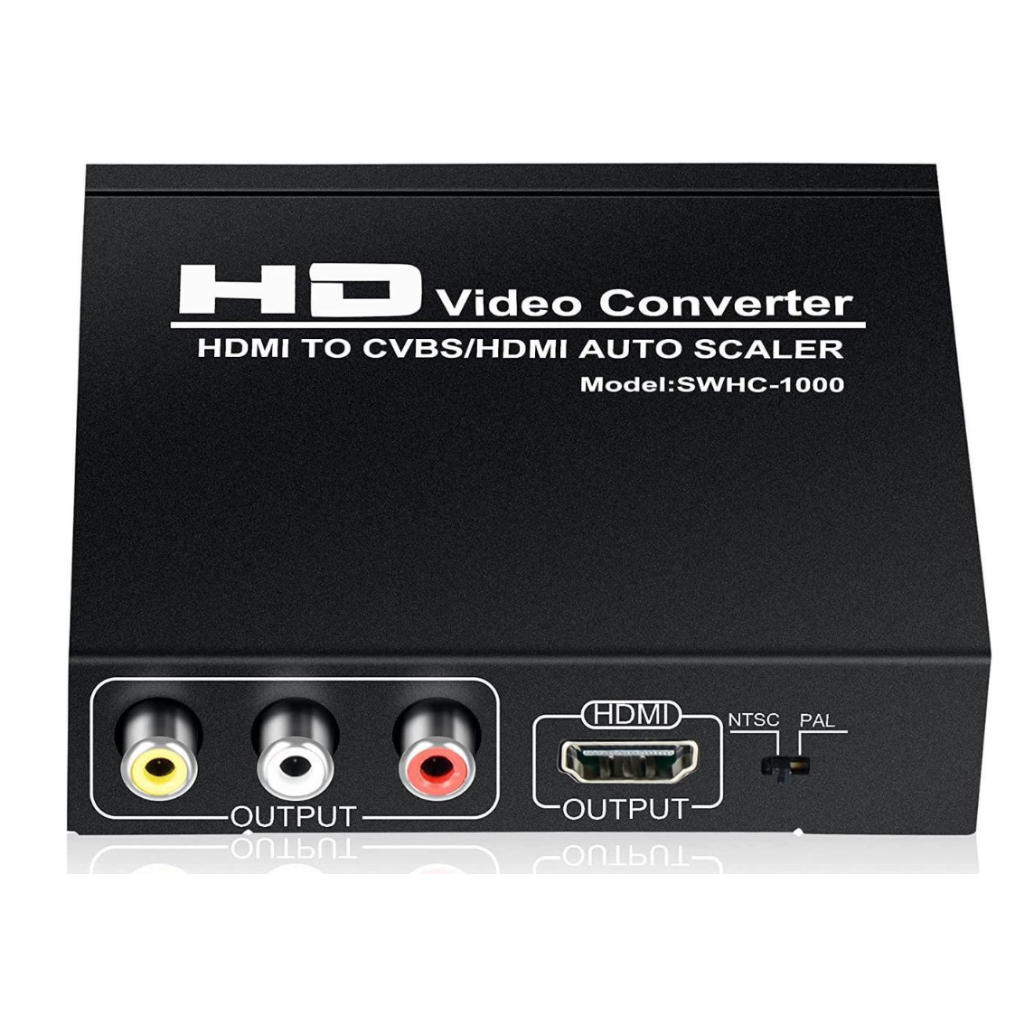 HDMI to HDMI RCA Converter, HDMI to HDMI AV 3RCA CVBs Composite Video ...