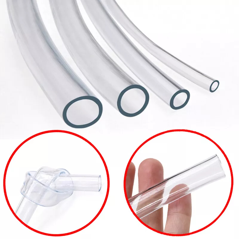 PVC Clear Plastic Flexible Hose Pipe Tube Dia 1mm~51mm Various Sizes ...