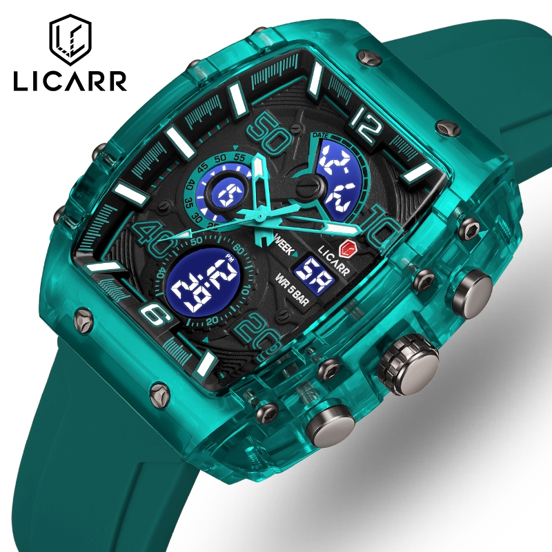 LICARR Fashion Brand Men's Watch Original Waterproof Trend Sport Men's ...