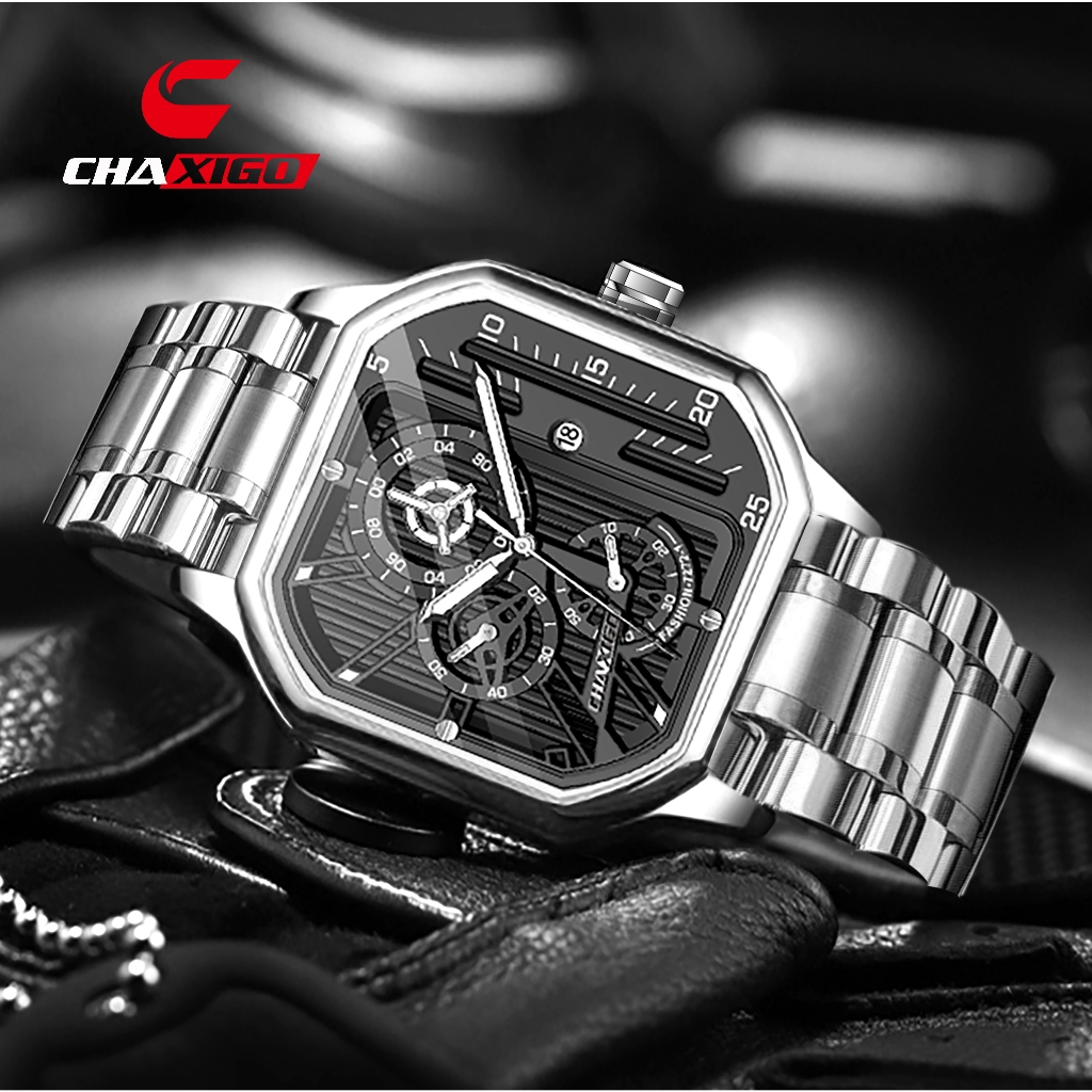 CHAXIGO Men's Quartz Watches Alloy Dials Business Men's Watches ...