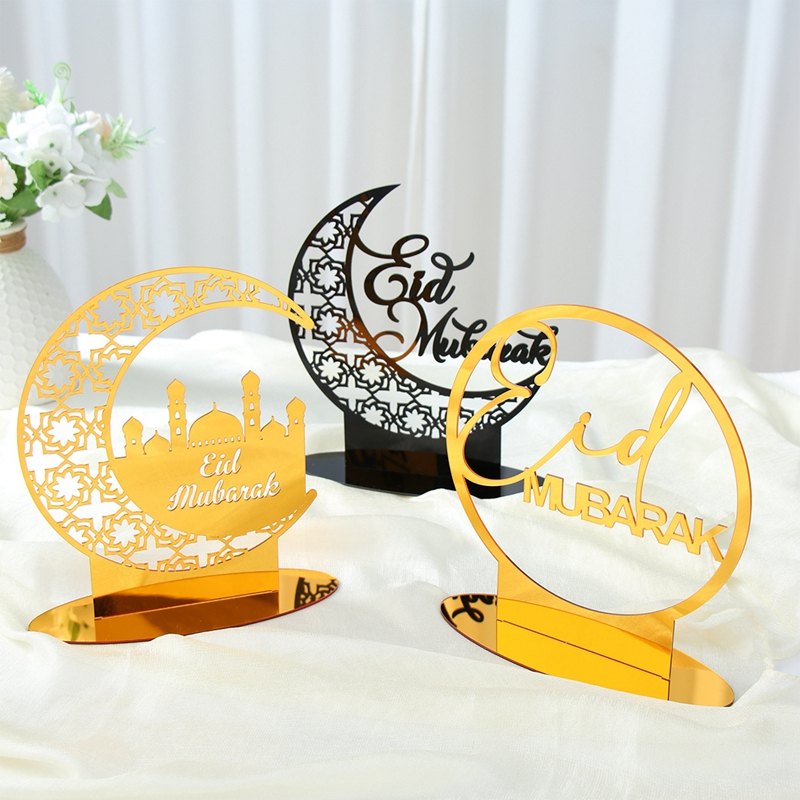 Raya Decoration Multicolor Ramadan Kareem Acrylic Table Ornament ...