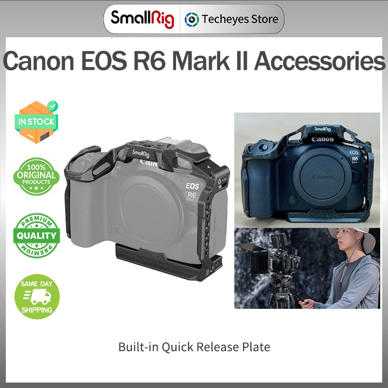 SmallRig “Black Mamba” Camera Cage for Canon EOS R6 Mark II Camera ...
