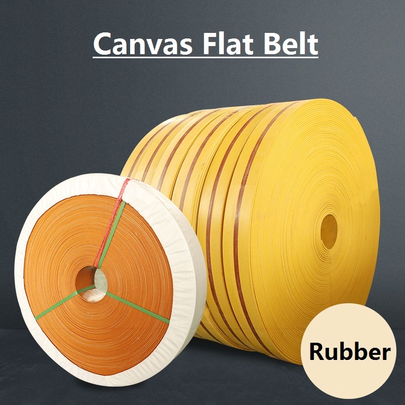 Rubber Canvas Drive Belt Rubber Flat Belt Industrial Conveyor Belt ...