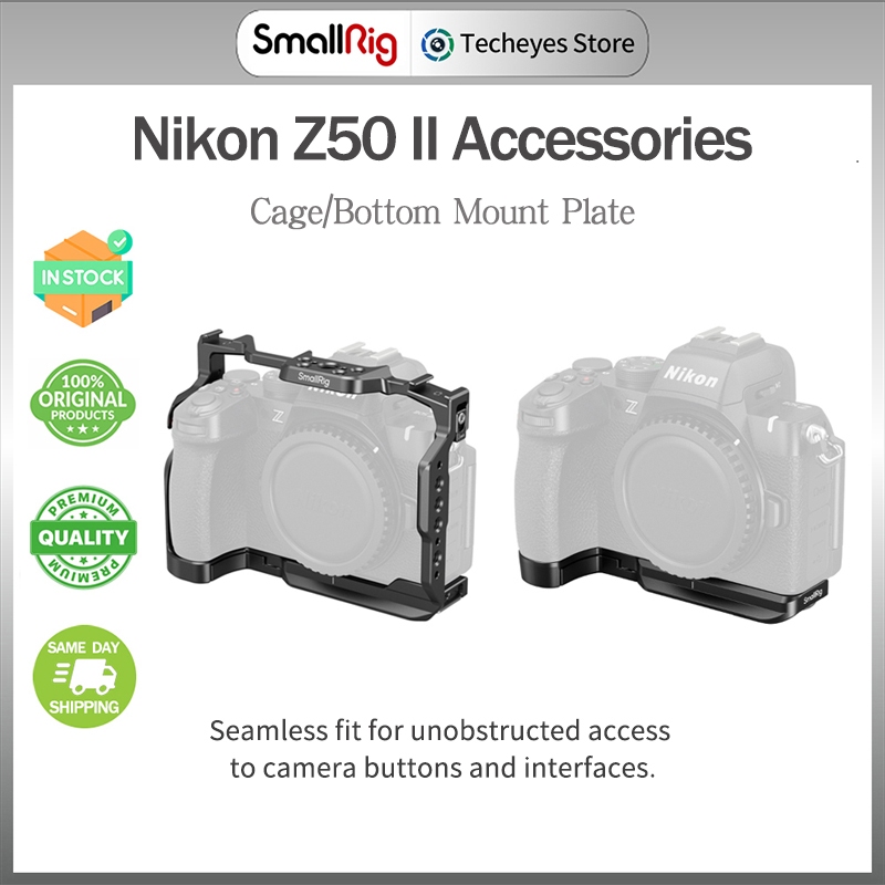 SmallRig Cage/Bottom Mount Plate for Nikon Z50 II Camera | Shopee Malaysia