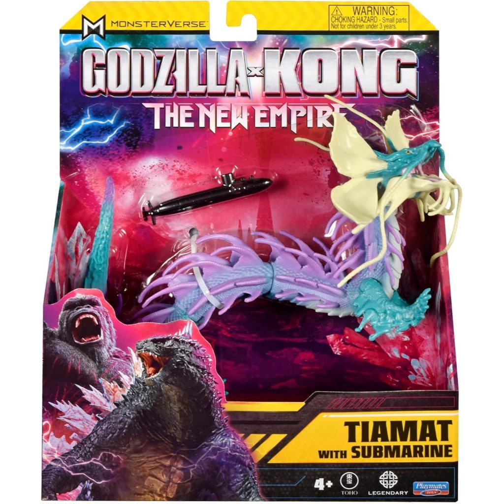 Godzilla x Kong: The New Empire 15cm Tiamat Figure with Submarine ...
