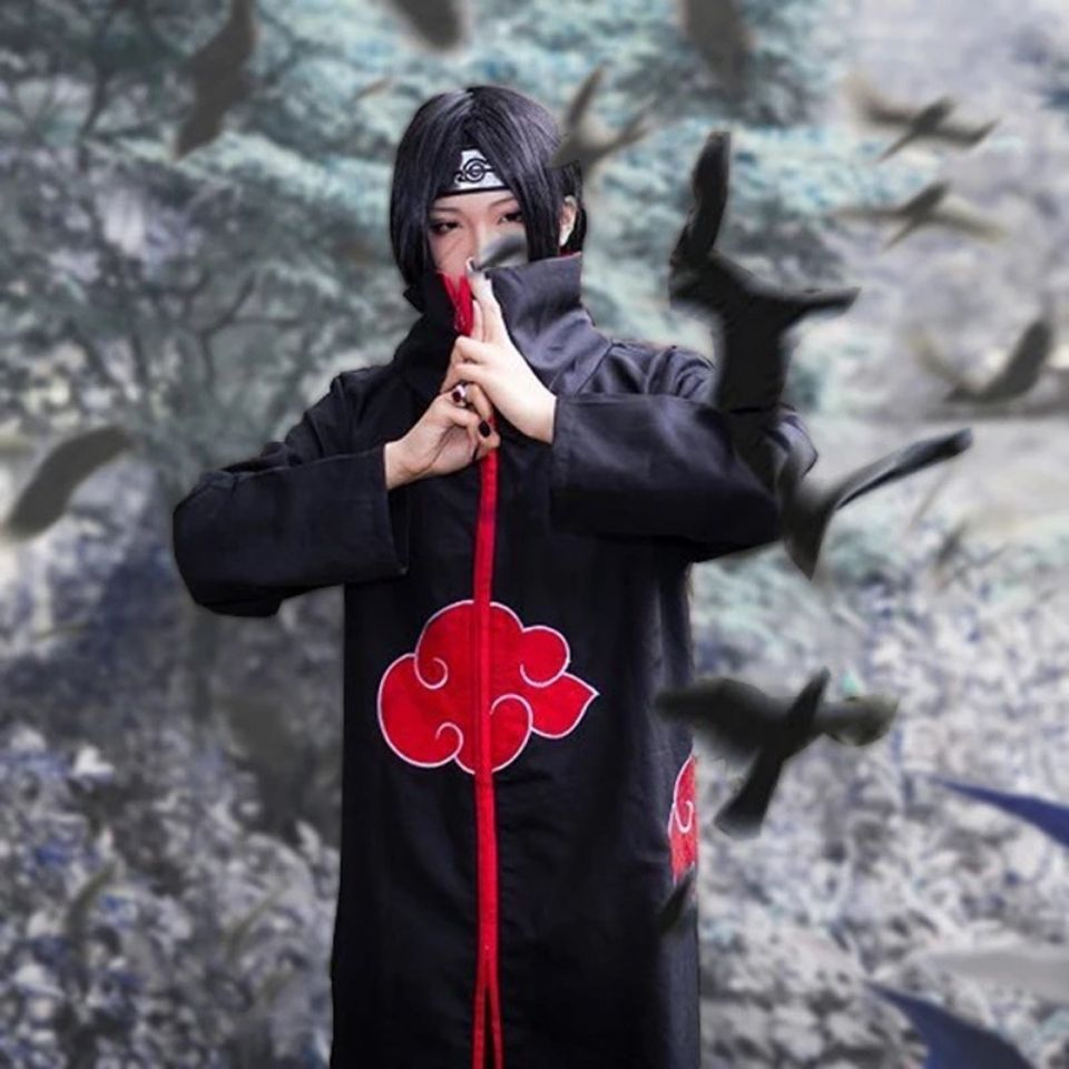 【DIXCMI】Naruto Akatsuki Cloak Cosplay Costume for Kids & Adults ...