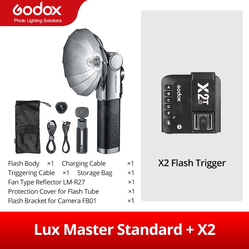 Godox Lux Master Rrtro Camera Flash Built-in 2.4G Wireless Receiver ...