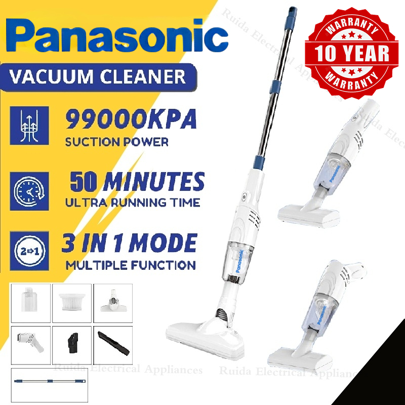 [10-Year Warranty]Panasonic Cordless Vacuum Cleaner Mini Powerful 30000 ...