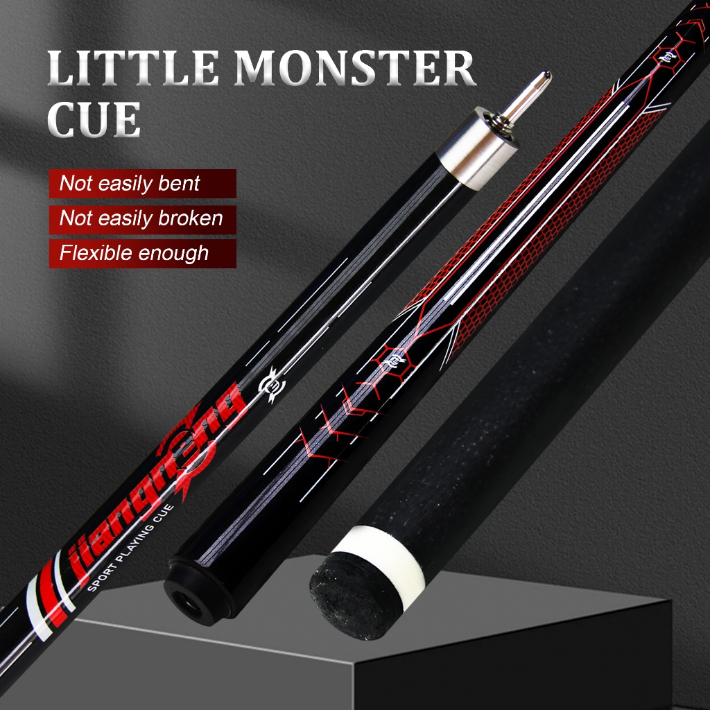 High-Tech Carbon Billiard Cue with Red Pattern - American Pool Cue ...