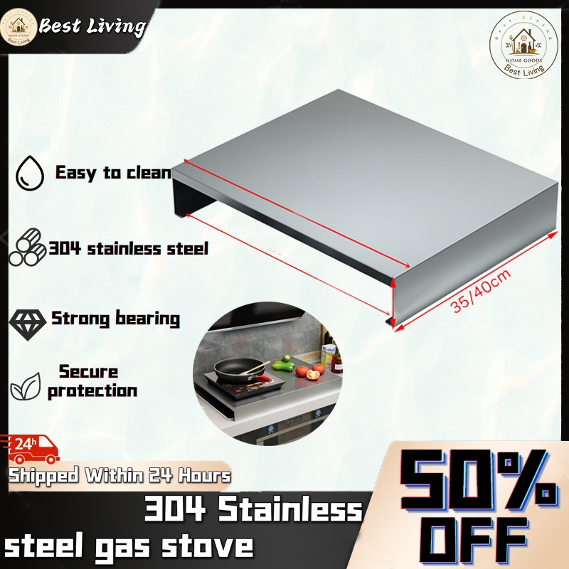【Ready Stock】Kitchen Stainless Steel Stove Cover | Induction Cooker ...