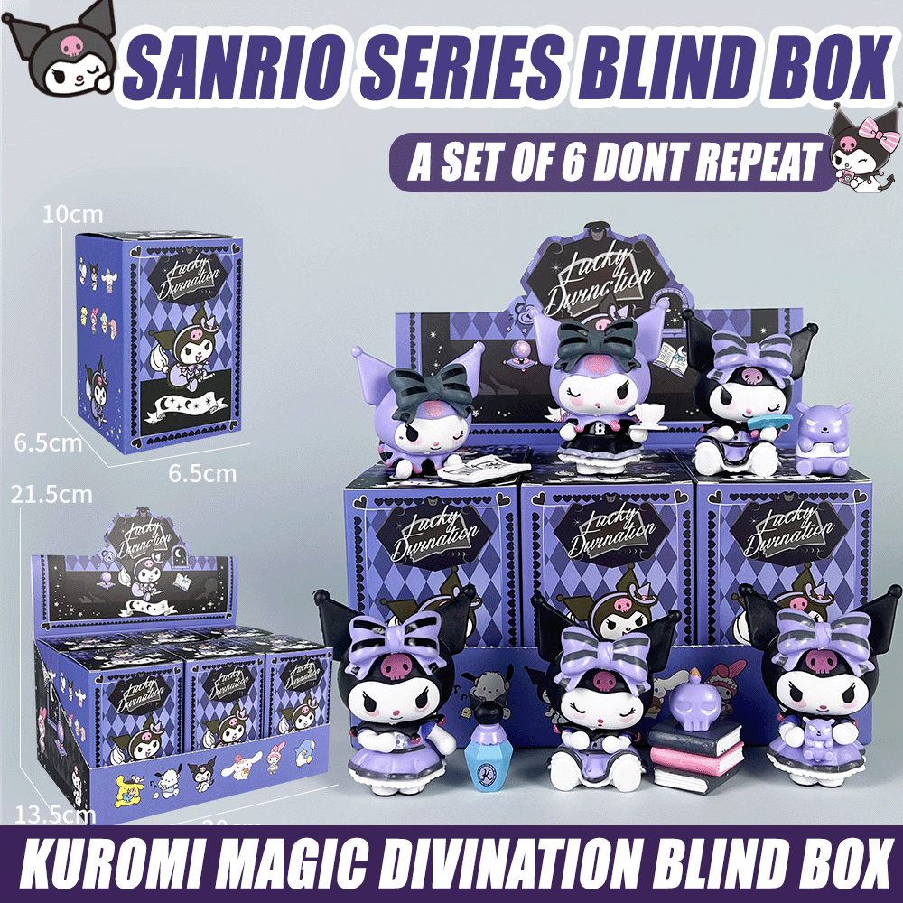 Sanrio Kotak buta Blind Box Kuromi Magic Divination Blind Box Ornament ...