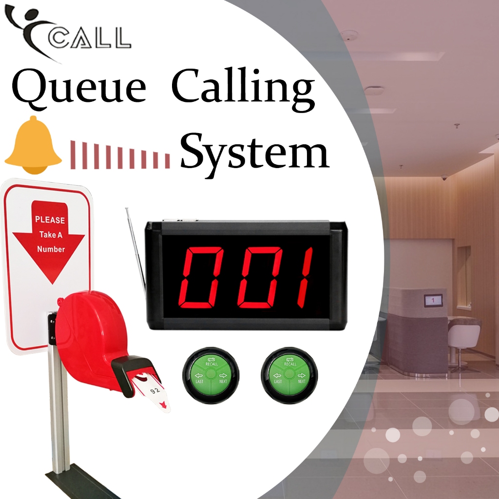 Wireless Queue Management Number Waiting Calling System for Restaurants ...