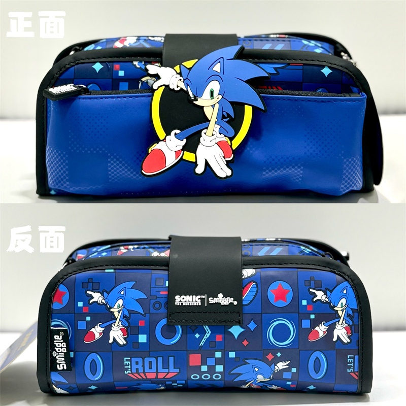 [READY STOCK] [ORIGINAL] Smiggle Pencil bag Sonic The Hedgehog Utility ...