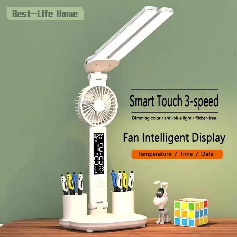Lampu Meja Study Desk Lamp LED USB Rechargeable Table Lamp Bedroom ...